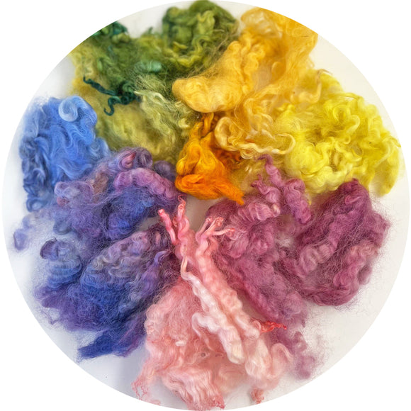 Fiber - natural white core wool roving – felting 4 fun
